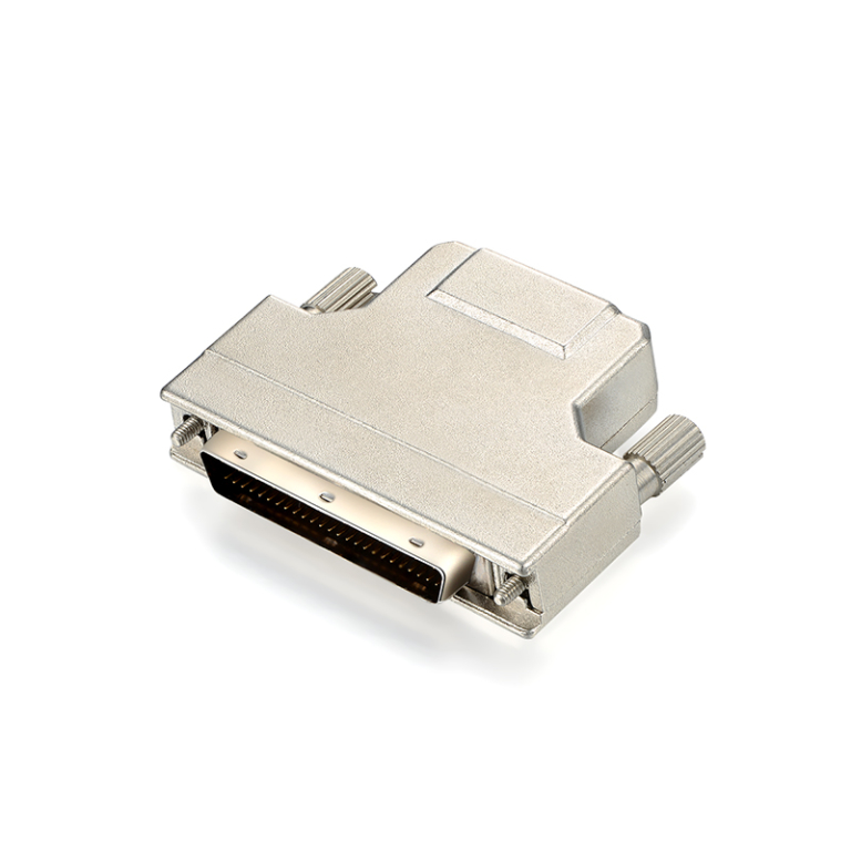 Flexible Metal zinc alloy Male SCSI 68 pin vhdci connector