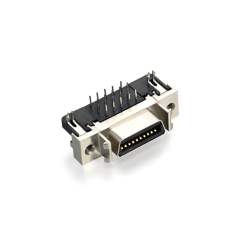 scsi 3 connector| CN Iron 14 pin scsi 3 connector Right Angle