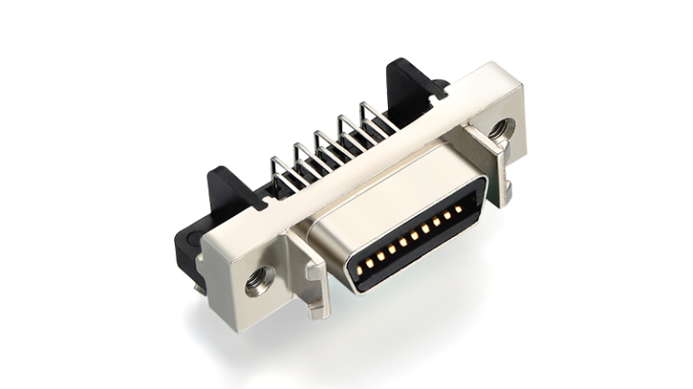 CN 20 pin scsi interface connector 1.27mm zinc alloy