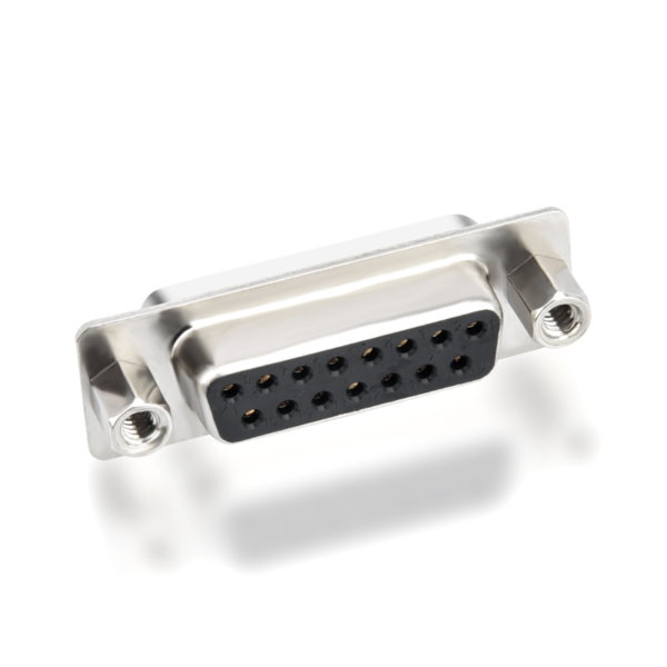 rs232 9pin to VGA 15pin d sub bulkhead connector panel mount