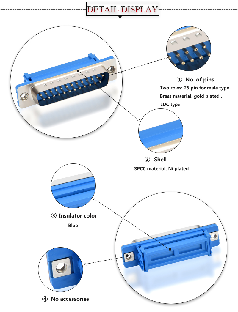 25 way d type connector|idc ribbon male 25 way d type connector