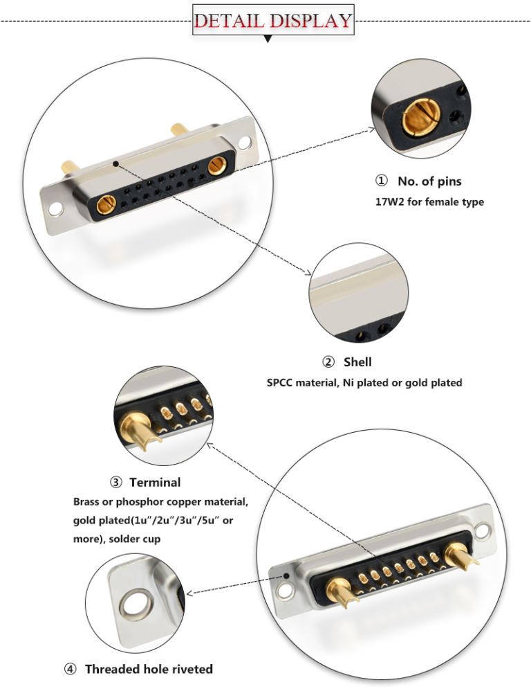 17w2 connector|heavy current solder socket 17w2 connector