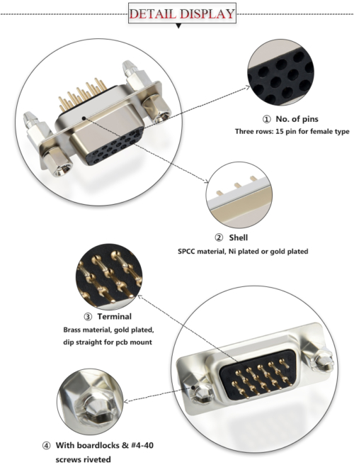 vga 15 pin d type connector|the best vga 15 pin d type connector