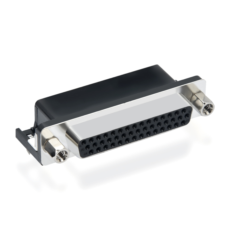 hd44 connector|90 degree pcb mount d sub screw lock hd44 connector