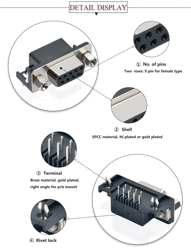 d sub 9 pin female |Right angle d sub 9 pin female siemens profibus ...
