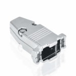 db9 backshell |metal db9 backshell with short screws for cable assembly