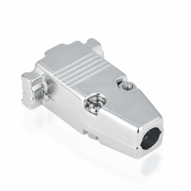 db9 backshell |metal db9 backshell with short screws for cable assembly