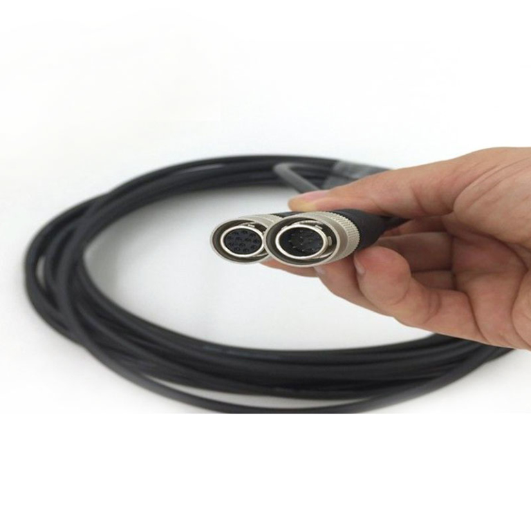 Hirose flex cable 12Pin Male To Female Data for industrial camera