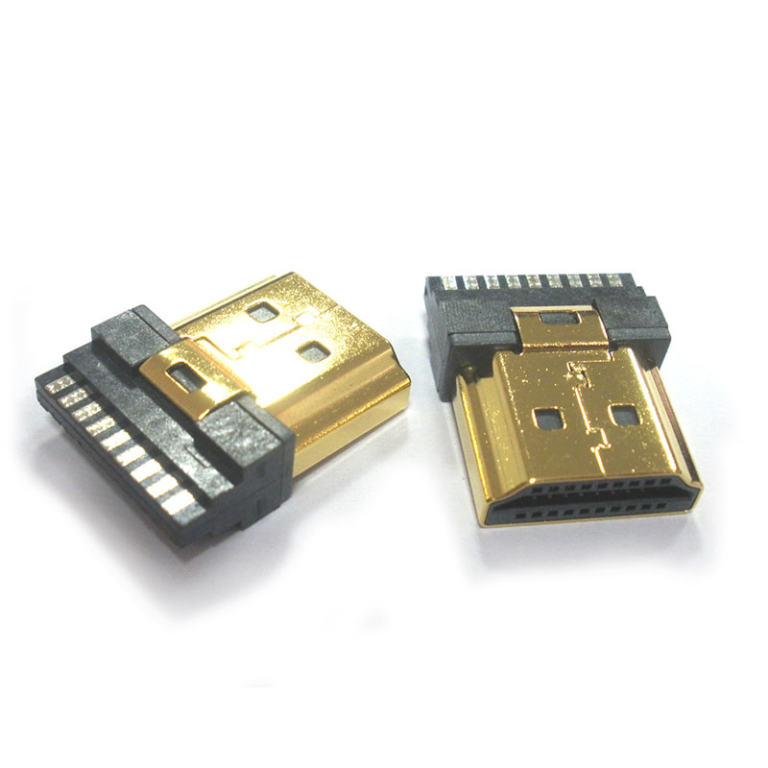 hdmi interface | female right angle pcb mount 19 pin hdmi interface