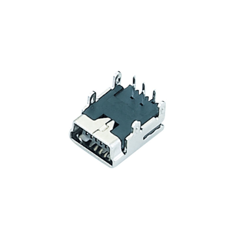 mini usb female connector |5Pin Right Angle Through Hole mini usb ...