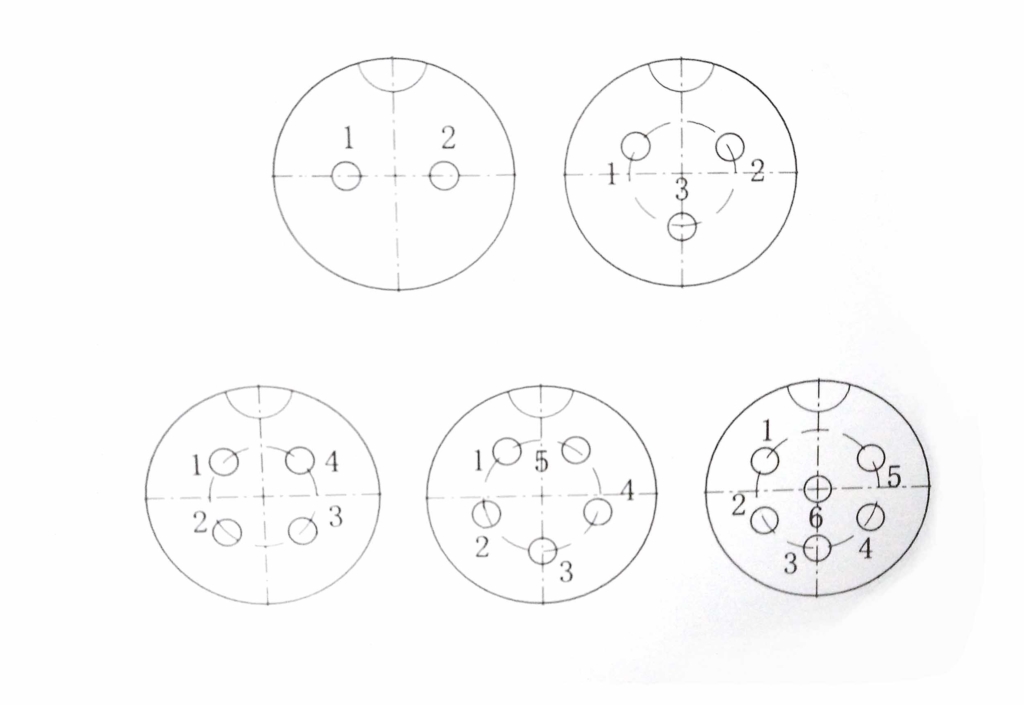 Standard M12 4 pin male connector Aviation plug