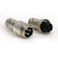 Standard industrial cable M12 connector 4 pin Aviation plug