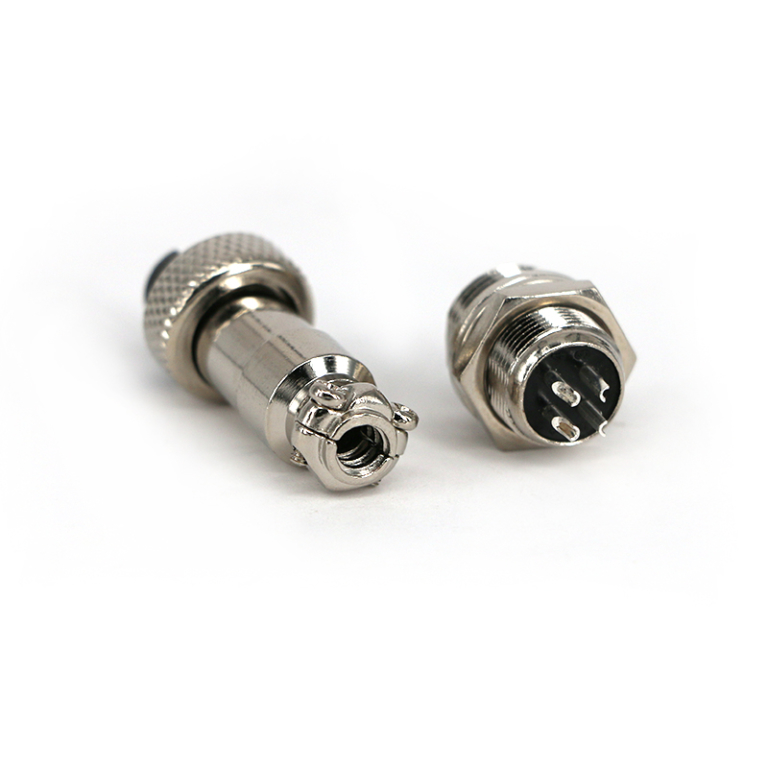 Standard M12 4 pin male connector Aviation plug