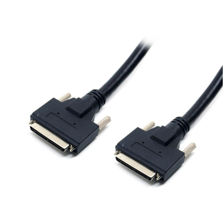 3M mdr vhdci 68 pin male connector cable with plastic shell and screws