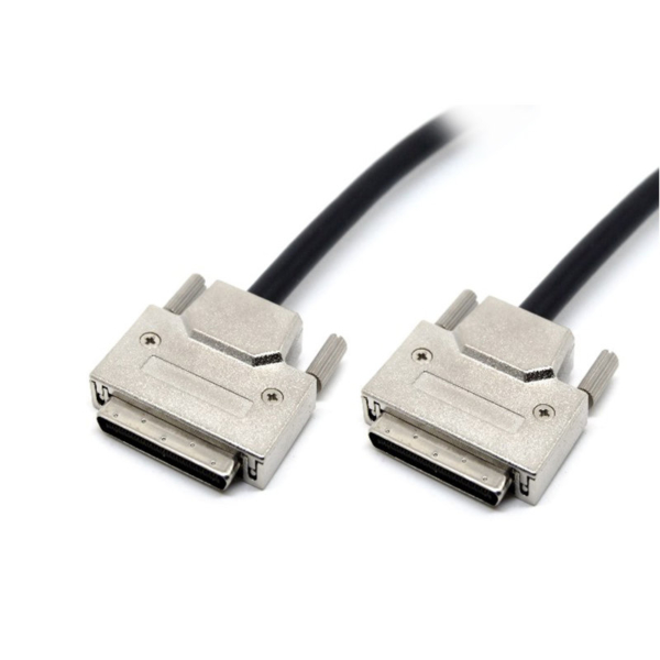 Custom VHDCI 68 pin male connector metal