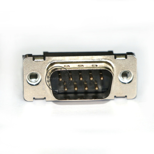 db 9 male | LCP dip straight db 9 male connector with gold plating