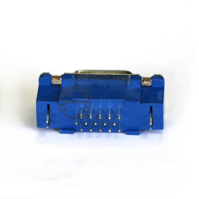 d-sub 15 pin 3 row female straight dip pcb connector adapter db15f