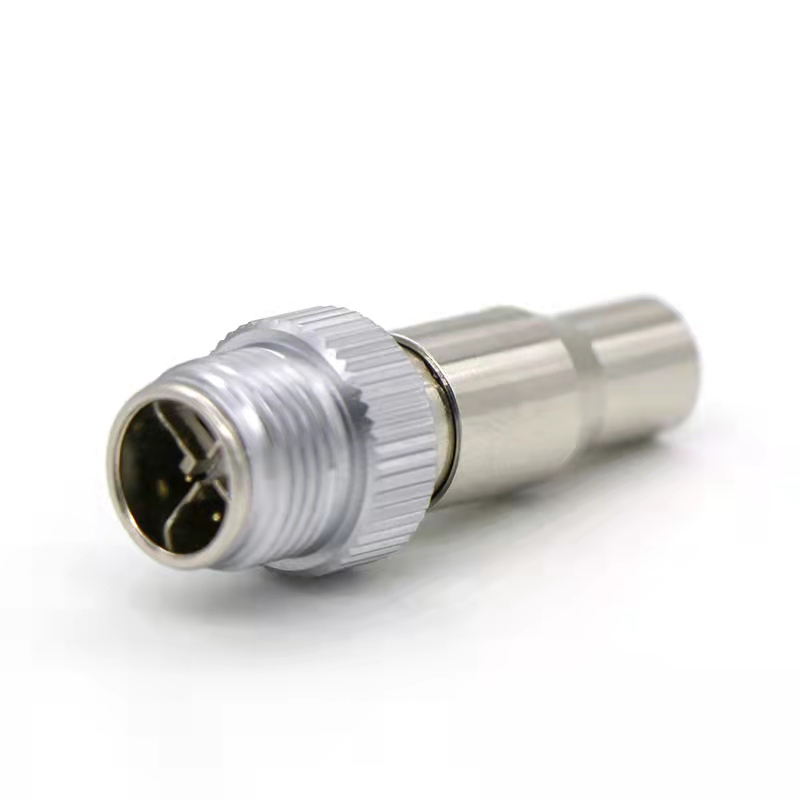 free plug ordinary rubber-coated 8-pin male and female circular connector