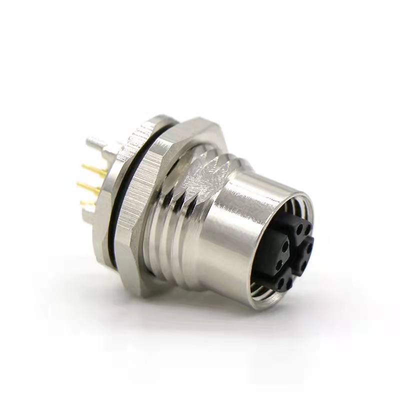 Power equipment X fixed socket waterproof round board connector