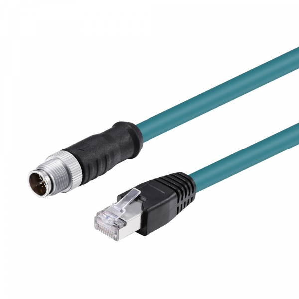 m12 8 pin X-code cable for CCD industrial camera