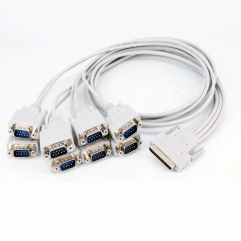 VHDCI Breakout Cable M to 8-Port VGA Female Splitter Breakout Cable