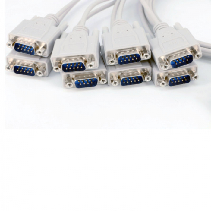 VHDCI Breakout Cable M to 8-Port VGA Female Splitter Breakout Cable